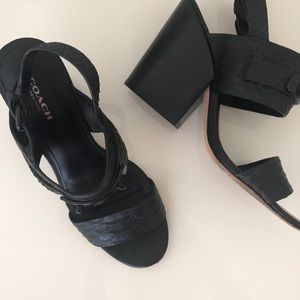 Coach | Shoes | Coach Block Heel Sandals | Poshmark